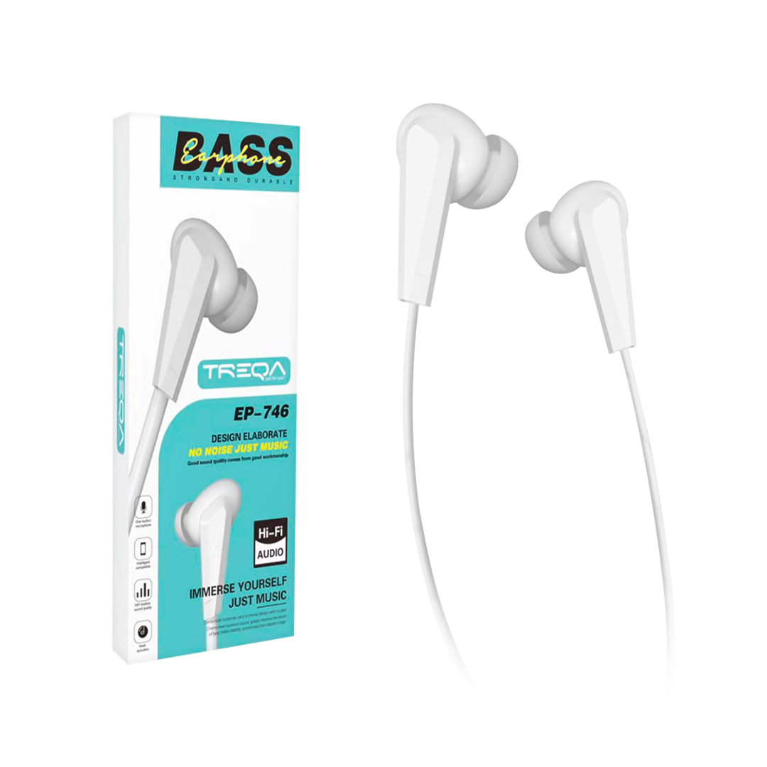 AURICULARES TREQA MANOS LIBRES Audio Auriculares Cableados