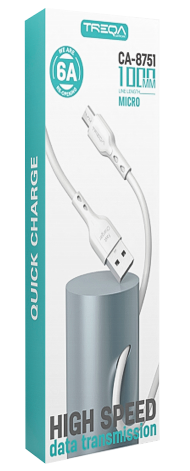 CABLE TREQA MICRO USB DATOS Y CARGA 1MT Tecnología Cables y cargadores ...