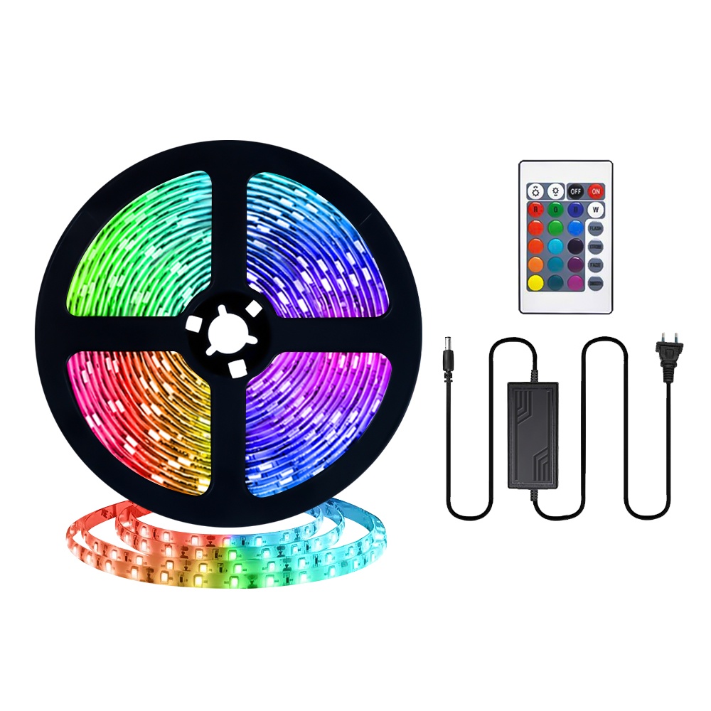 TIRA DE LUCES LED CON RGB Iluminacion Decoración Tiras y guías