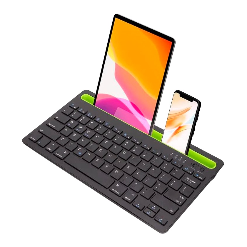 TECLADO INALÁMBRICO CON SOPORTE PARA CELULAR O TAB Tecnología ...