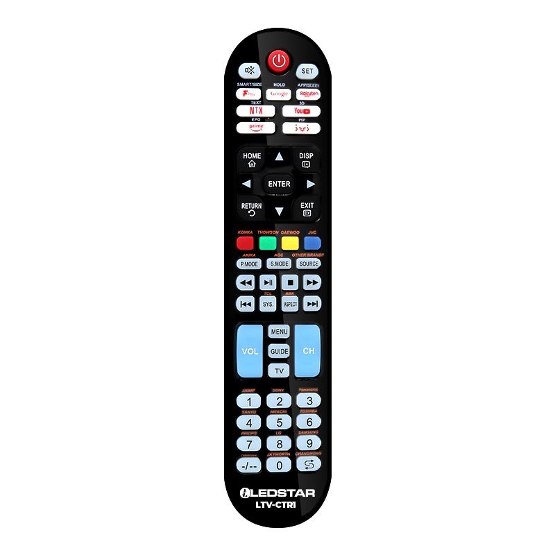 CONTROL REMOTO UNIVERSAL TV LEDSTAR TV Digital Controles