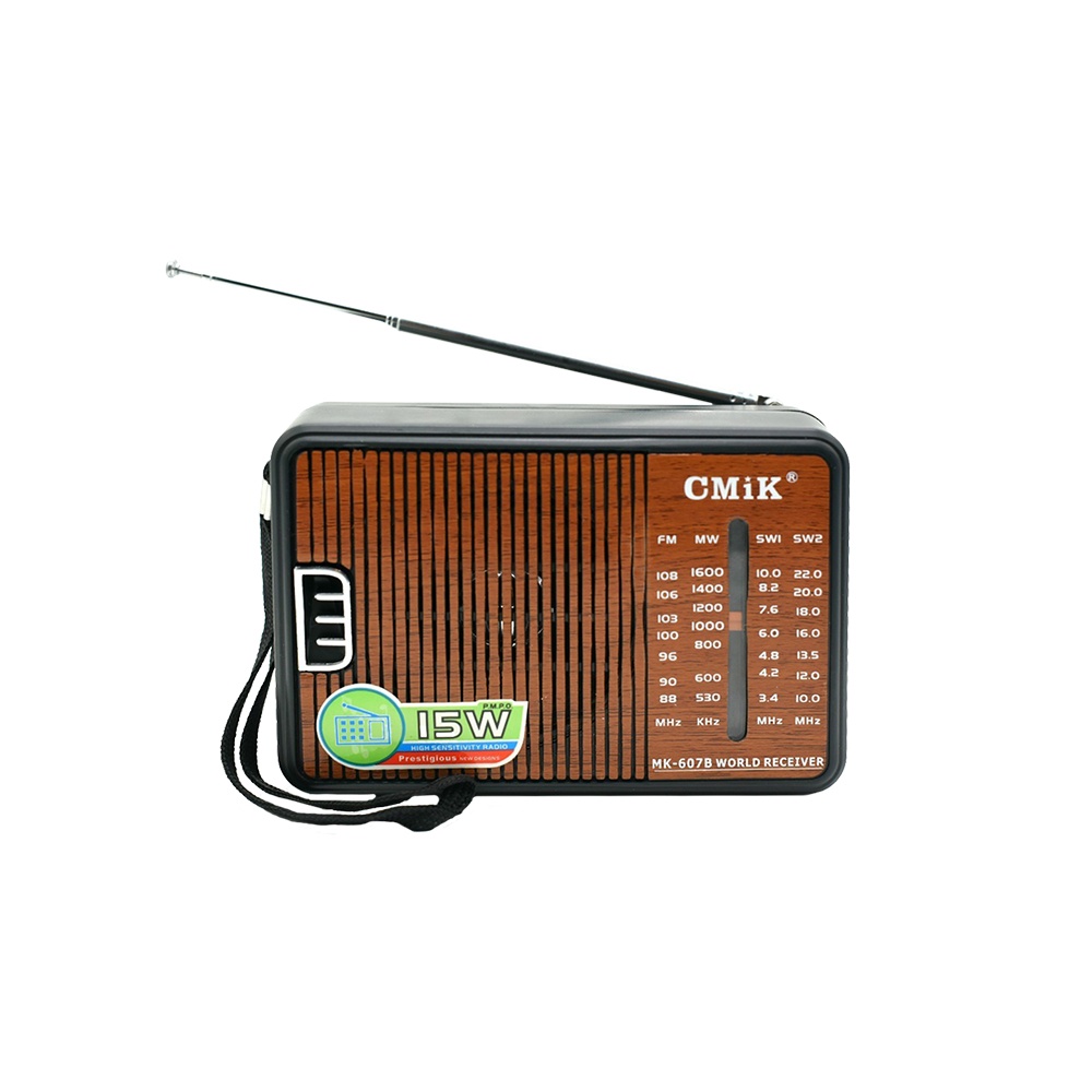 RADIO PORTATIL RETRO CMIK AM/FM Audio Radios